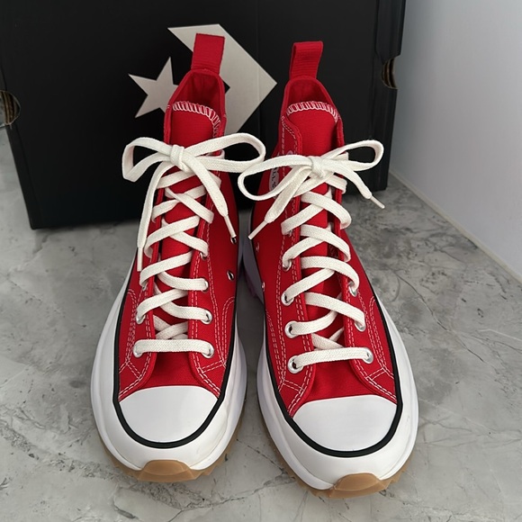 Converse | Shoes | Converse Run Star Hike Sneakers Red W Pink New First ...